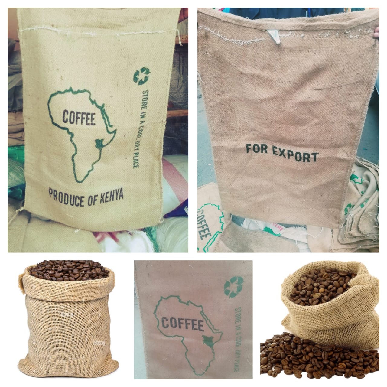 Gunny coffee sisal bags - The Pouch Shop