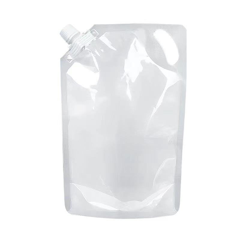 Spout Clear Pouch with Sling Handle and Filling Funnel - The Pouch Shop